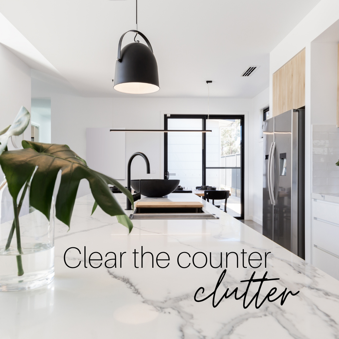 How To Have Clutter-Free Counters: 3 Steps - Simplified Spaces by ...